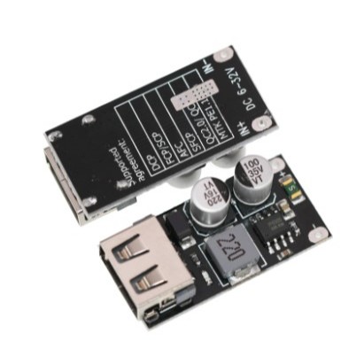 QC3.0 QC2.0 USB DC-DC Buck Converter Charging Step Down Module 6-32V 9V 12V 24V to Fast Quick ...