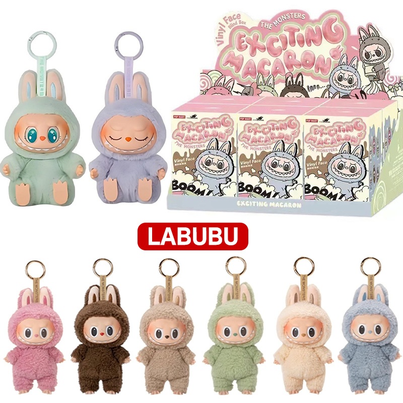 【New store discount】THE MONSTERS POP LABUBU Heart Macaron Vinyl Face ...