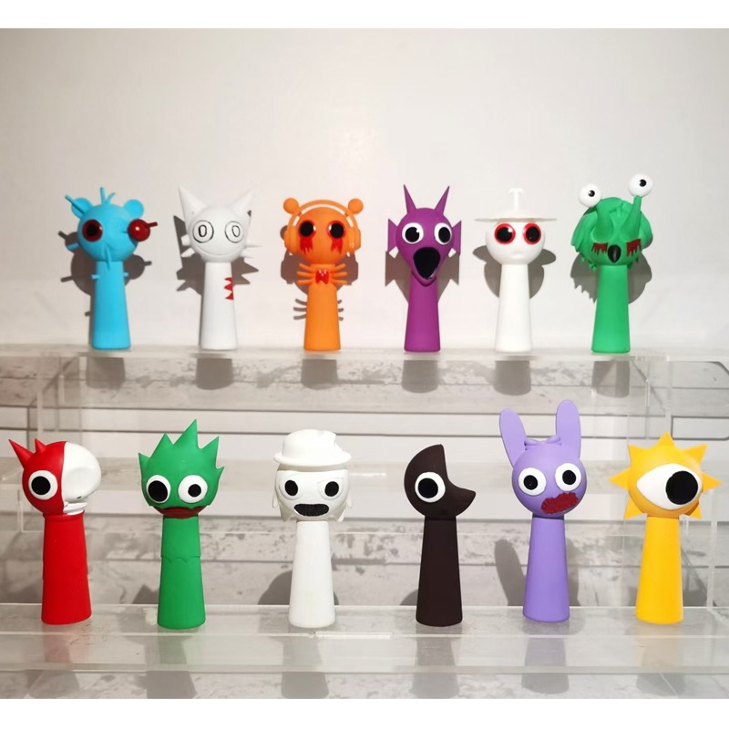 Sprunki & Dandy's World Action Figure Model Dolls Game Model Ornaments ...