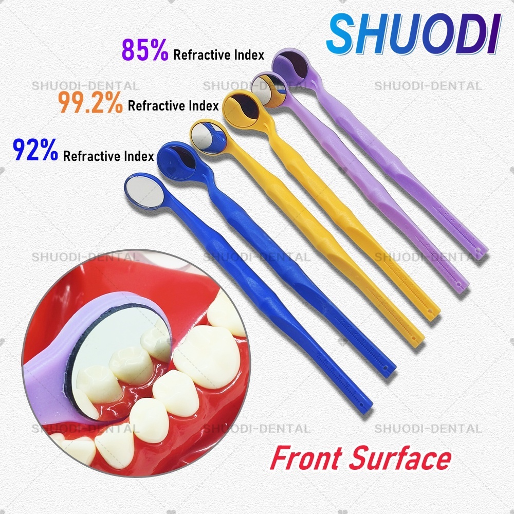 1 piece Dental Mouth Mirror Oral Examination Mirror front surface ultra ...