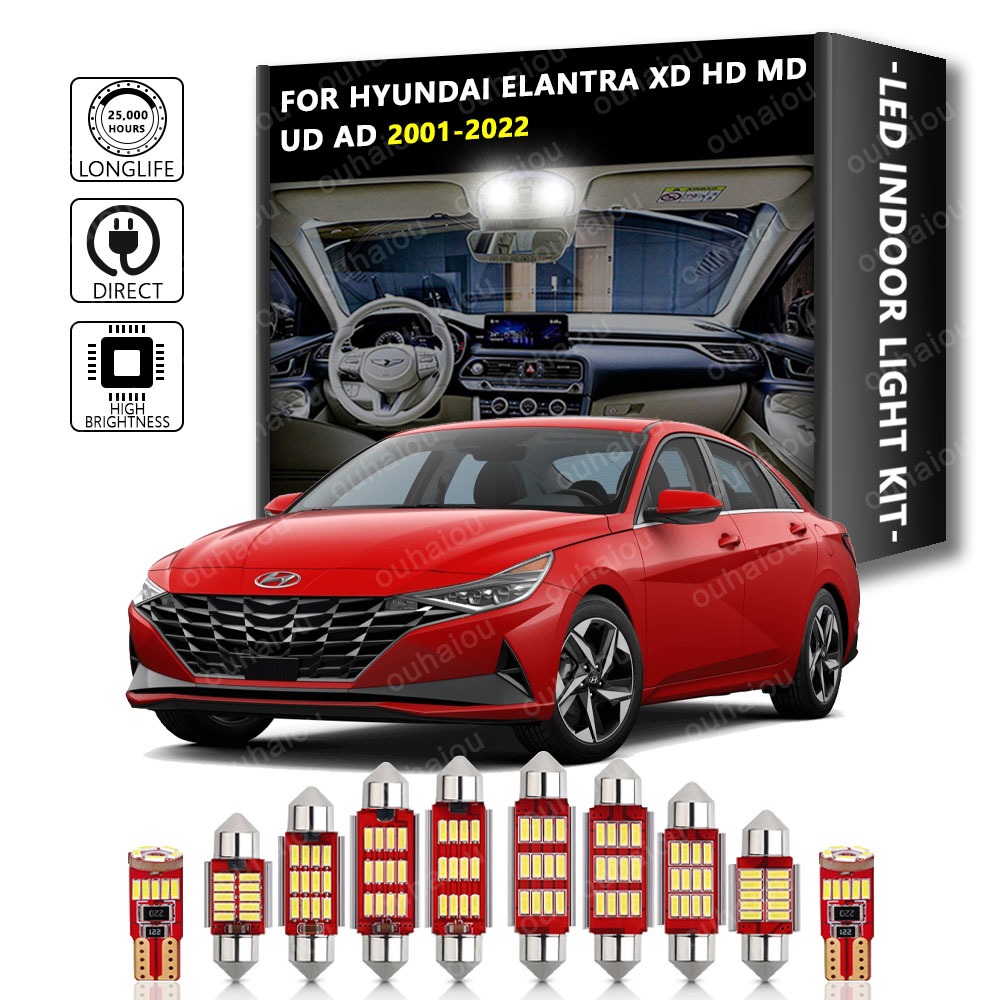 For Hyundai Elantra XD HD MD UD AD 2001-2022 Canbus Interior LED ...