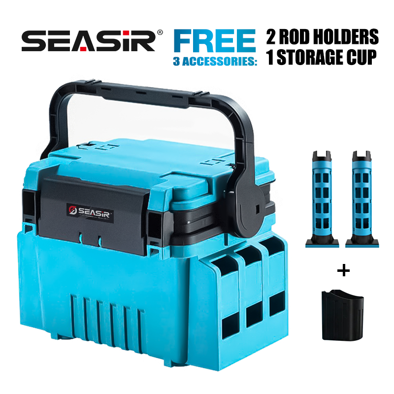 SEASIR FISHING TACKLE BOX Multifunctional Multi-Layer Large-Capacity ...