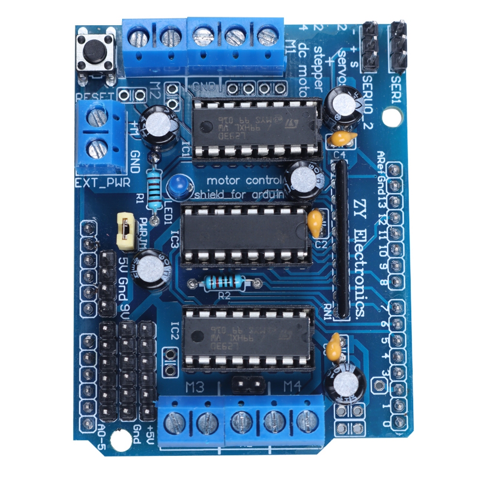 L293D Stepper Motor Driver Expansion Board For Arduino Project DIY Electronic Motor Drive Shield ...