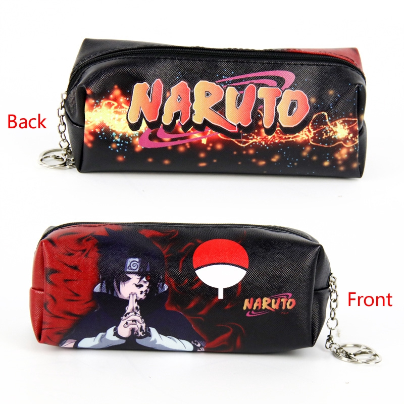 Anime Naruto Pencil Case Uchiha Sasuke Anime Stationery Pouch | Shopee ...
