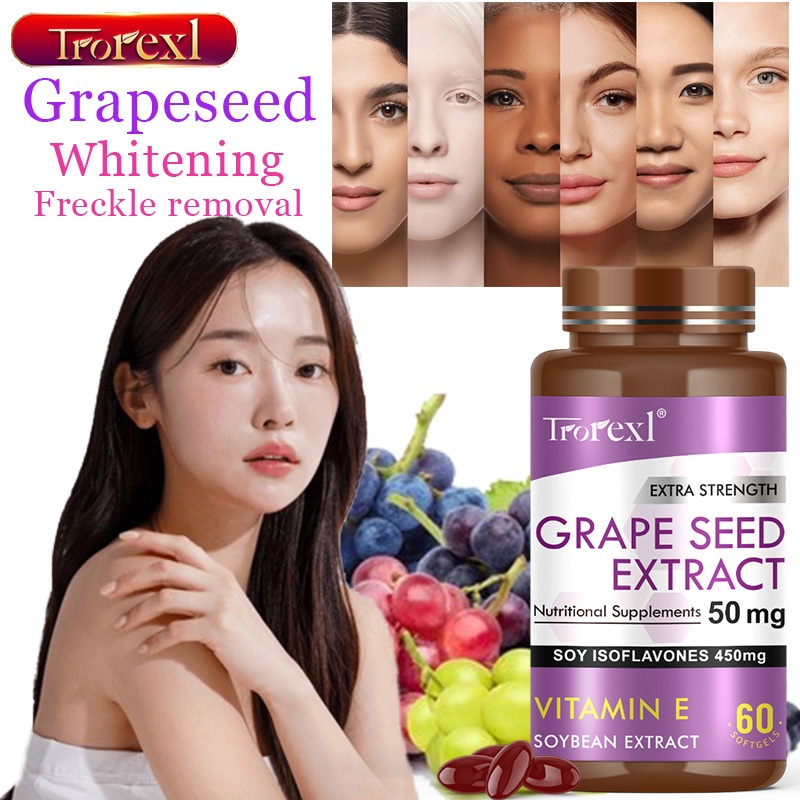 Trorexl Grape seed capsule Whitening halal anti-aging wrinkle removal ...
