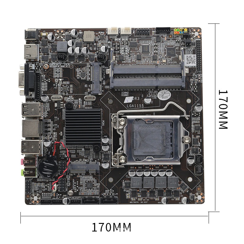 Brand New H61 LGA1155 Mini ITX Computer Motherboard 17 * 17cm Industrial Control Computer DDR3 ...