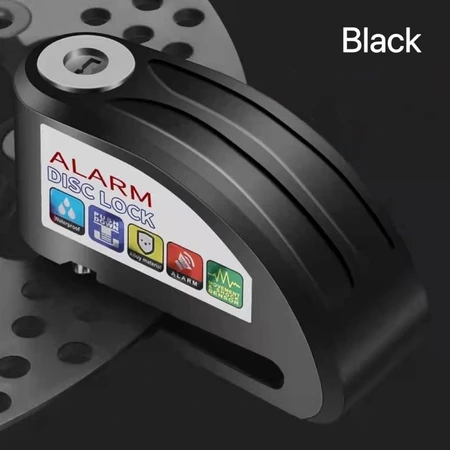DISC LOCK ALARM MOTOR SCOOTER SUPERBIKE SECURITY ANTI THEFT SAFETY LOCK ...
