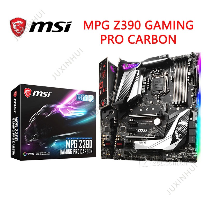 Carbon motherboard for MSI MPG Z390 GAMING PRO 128GB LGA 1151 DDR4 ATX ...