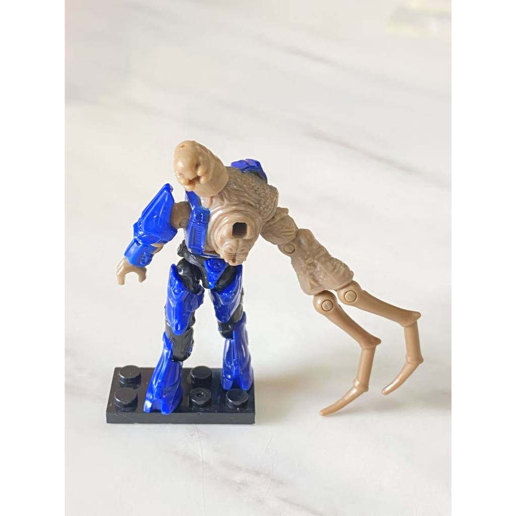 Halo Figure Building Block Man Spartan Warrior Halo Sergeant Elf ...