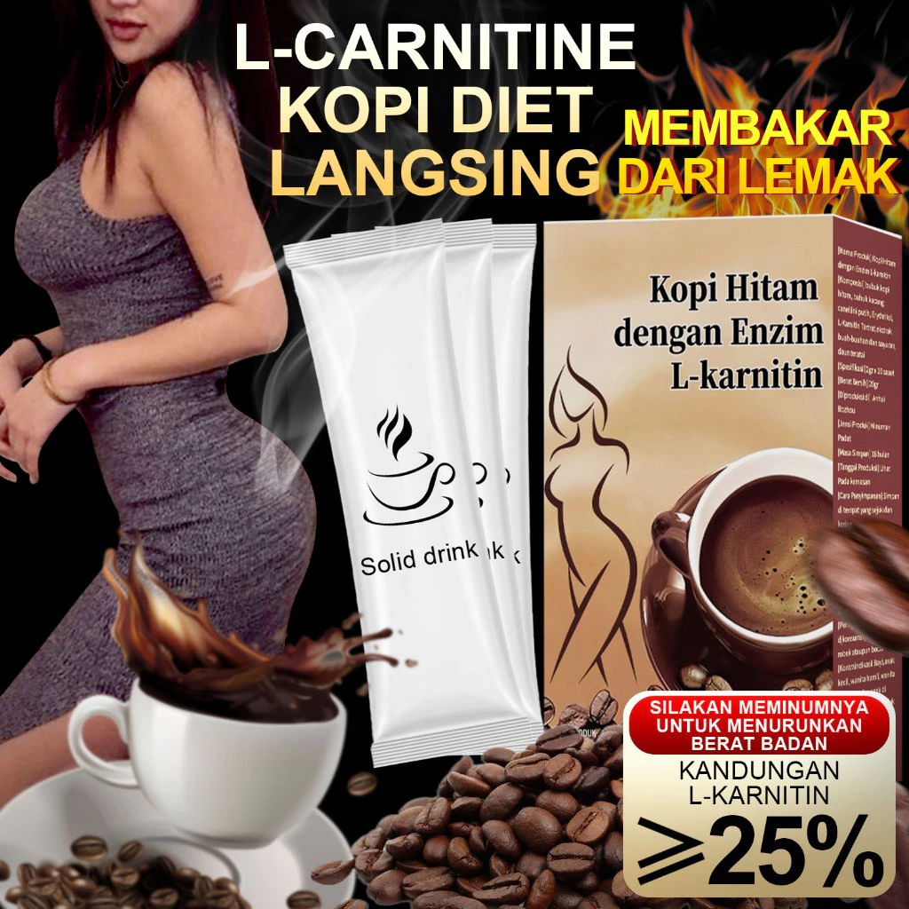 Serbuk Kopi Hitam Kopi Segera Instant Coffee 10 packs Black Coffee with ...