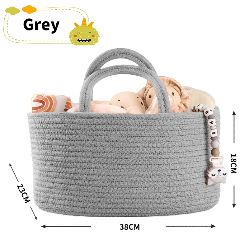 LEMONU BABY Foldable mommy diaper caddy baby bag hand woven diaper bag The partition board inside the bag can be removed separately Shopee Malaysia