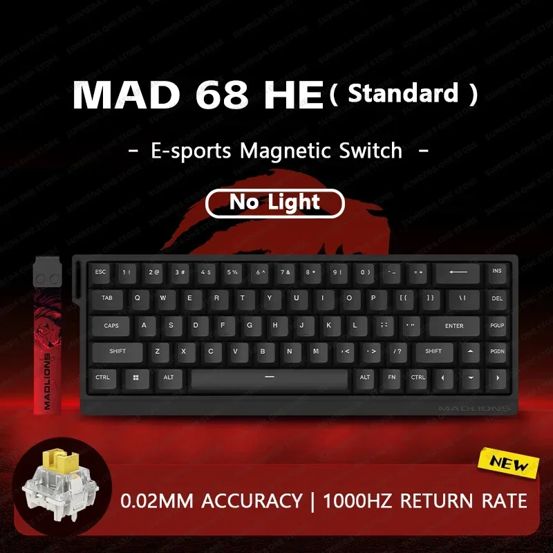 MADLIONS MAD60/MAD68HE Magnetic Switch Mechanical Keyboard, Gaming ...