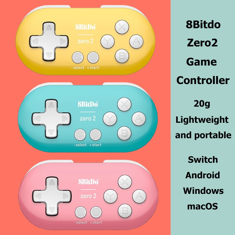 8bitdo Zero 2 Gamepad PC Suitable for Nintendo Switch Controller Game Control Steam Windows 10 ...