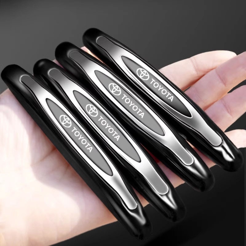 4Pcs Car Door Edge Anti Scratch Collision Guards Stickers For Toyota ...