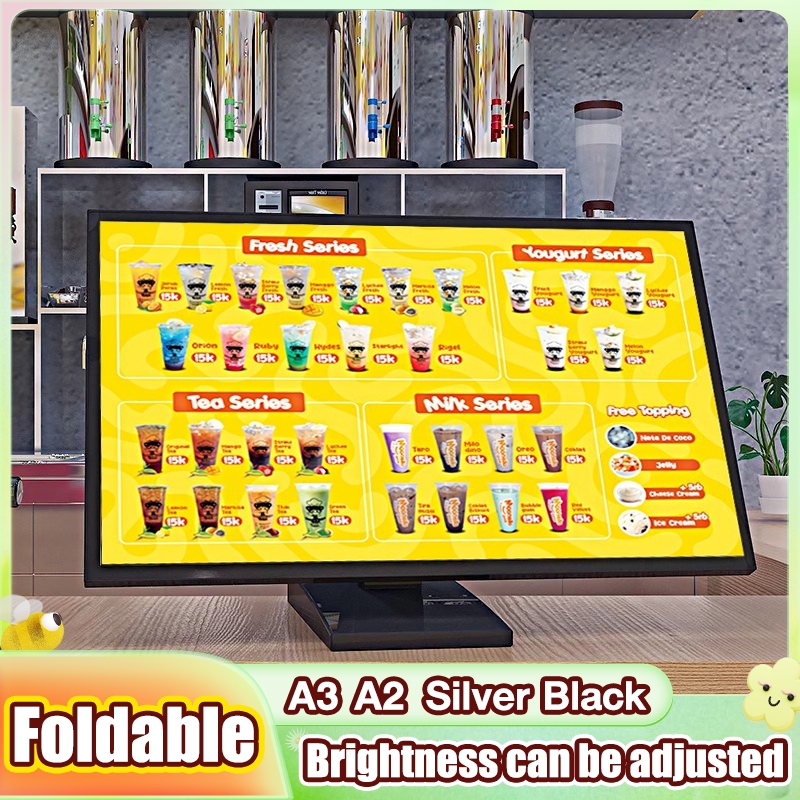 Super bright Counter order light box Foldable, brightness adjustable ...