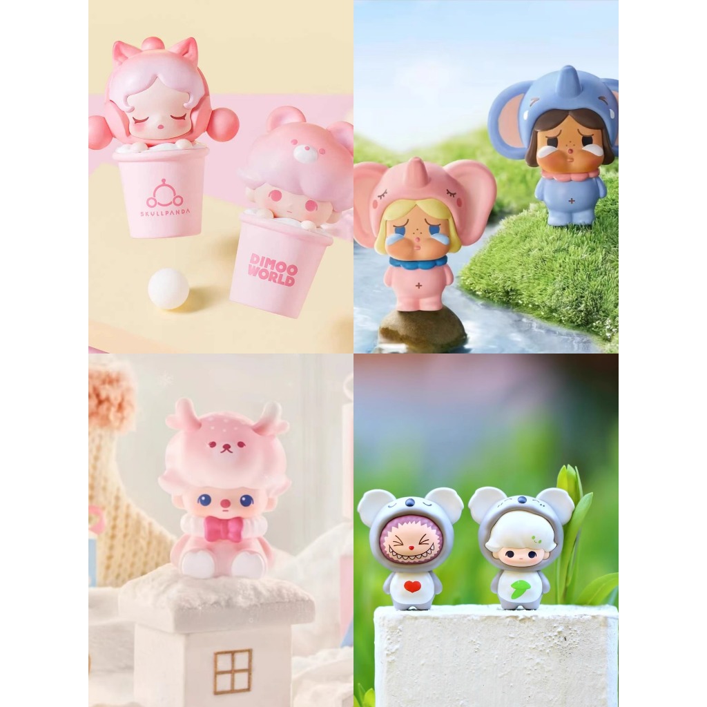 POP MART POP BEAN CRYBABY The Elephant Set DIMOOChristmas Labubu ...