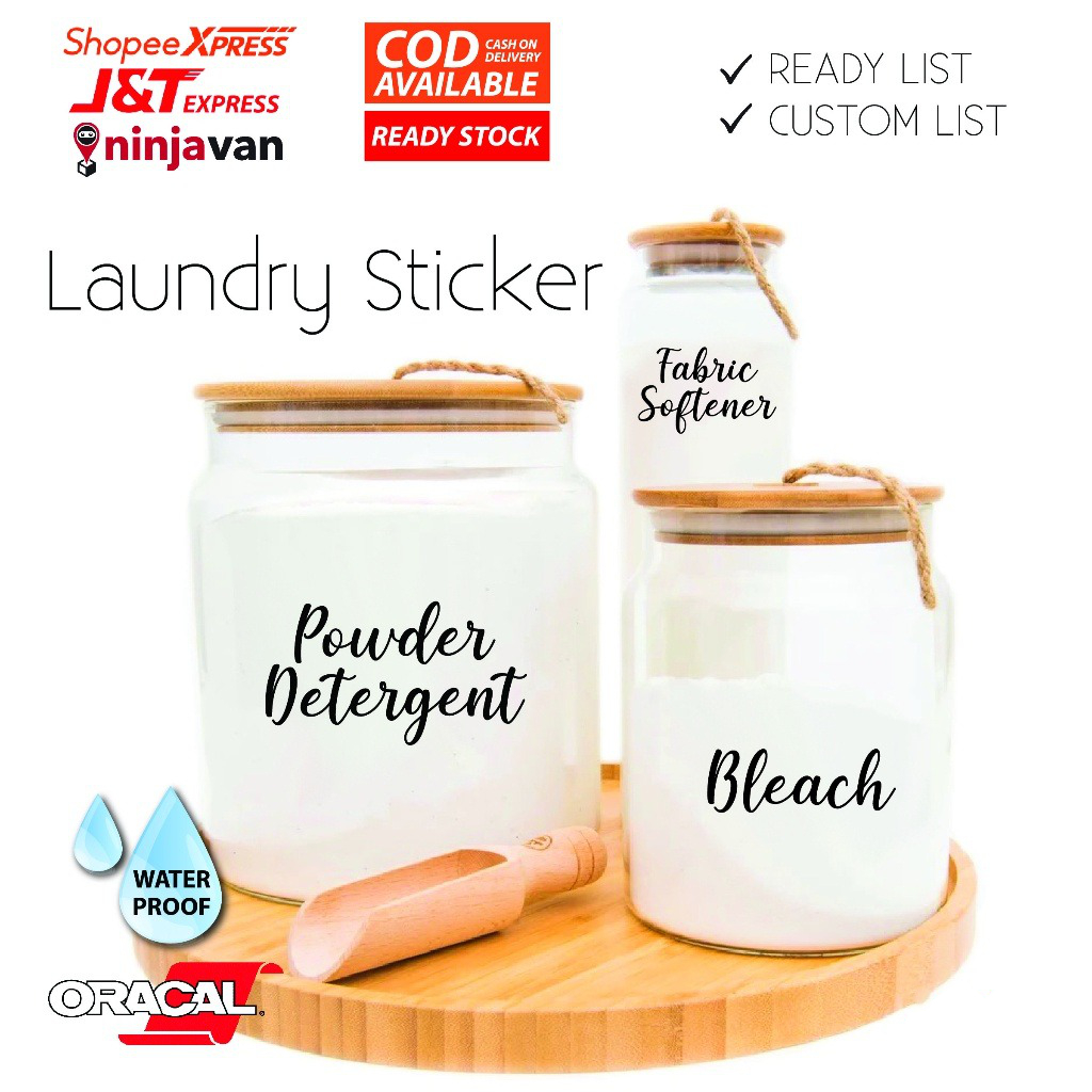 STICKER LAUNDRY | VINYL STICKER | Shopee Malaysia