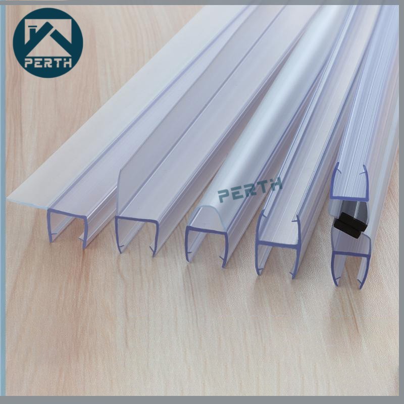 1.8m 2.2m 2.5m F U H Shape Glass Door Sealing Strips Silicone Rubber ...