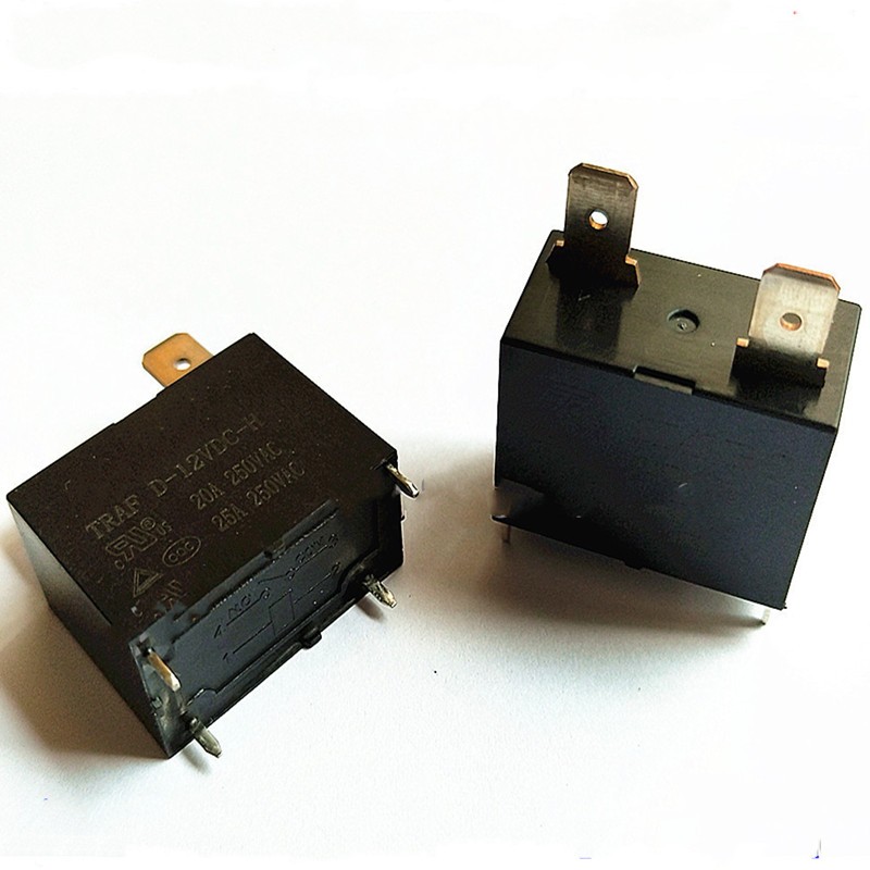 Mini Relay TRAFD-12VDC-H 25A One Set Normally Open 4 Pin Small Relay ...