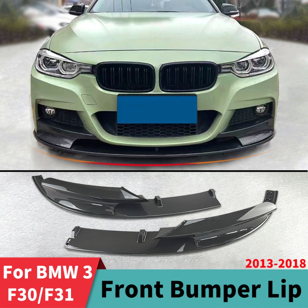 Front Bumper Lip Chin Decoration Tuning Body Kit Splitter For BMW 3 F30 ...