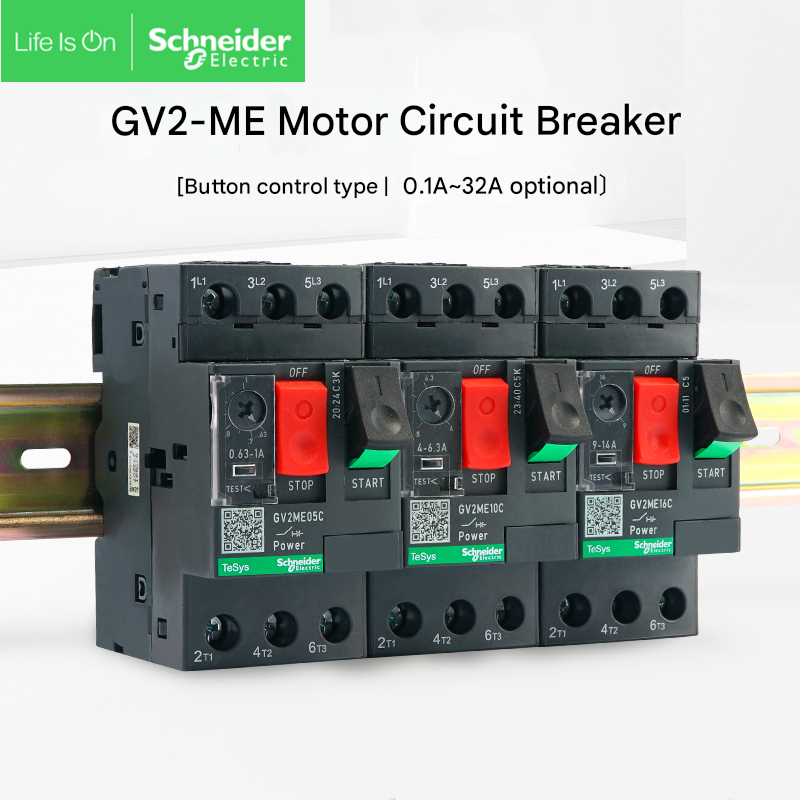 Schneider GV2ME01 Motor Motor Circuit Breaker GV2ME GV2ME04 GV2ME06 ...
