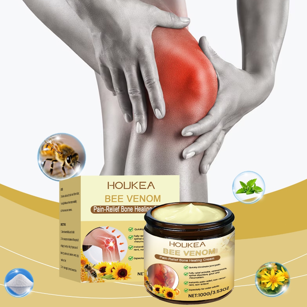 Bee Venom Arthritis Cream Gout Pain Relief Lumbar Neck Knee Analgesic ...