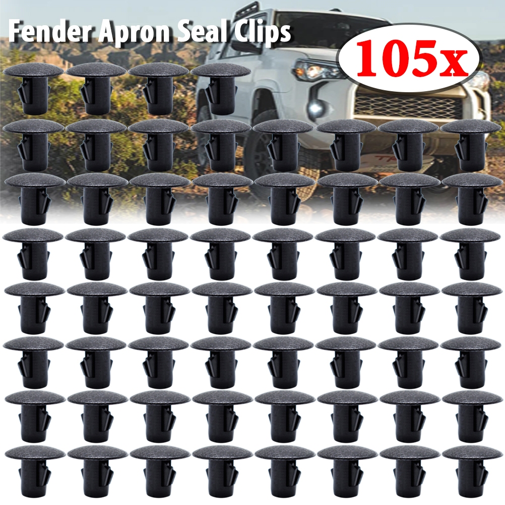 105Pcs Car Fender Clip Fastener Rivet For Toyota RAV4 4Runner Lexus ...