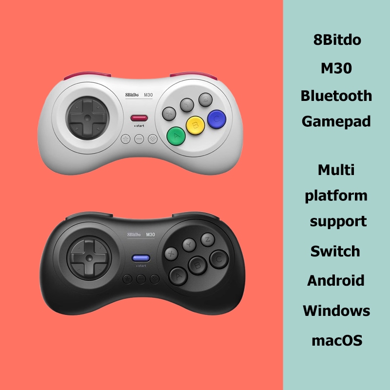 8Bitdo M30 Bluetooth Gamepad For Nintendo Switch PC macOS Steam and ...