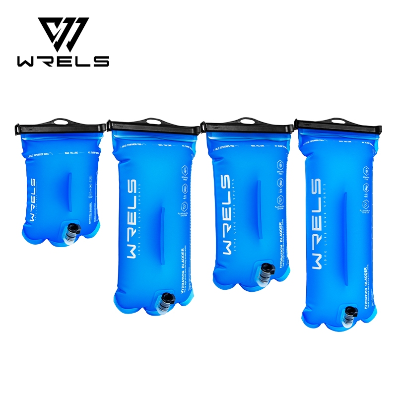 WRELS Upgraded Hydration Water Bladder 1L 1.5L 2L 3L Bpa Free Higher Strength And Better Shape ...