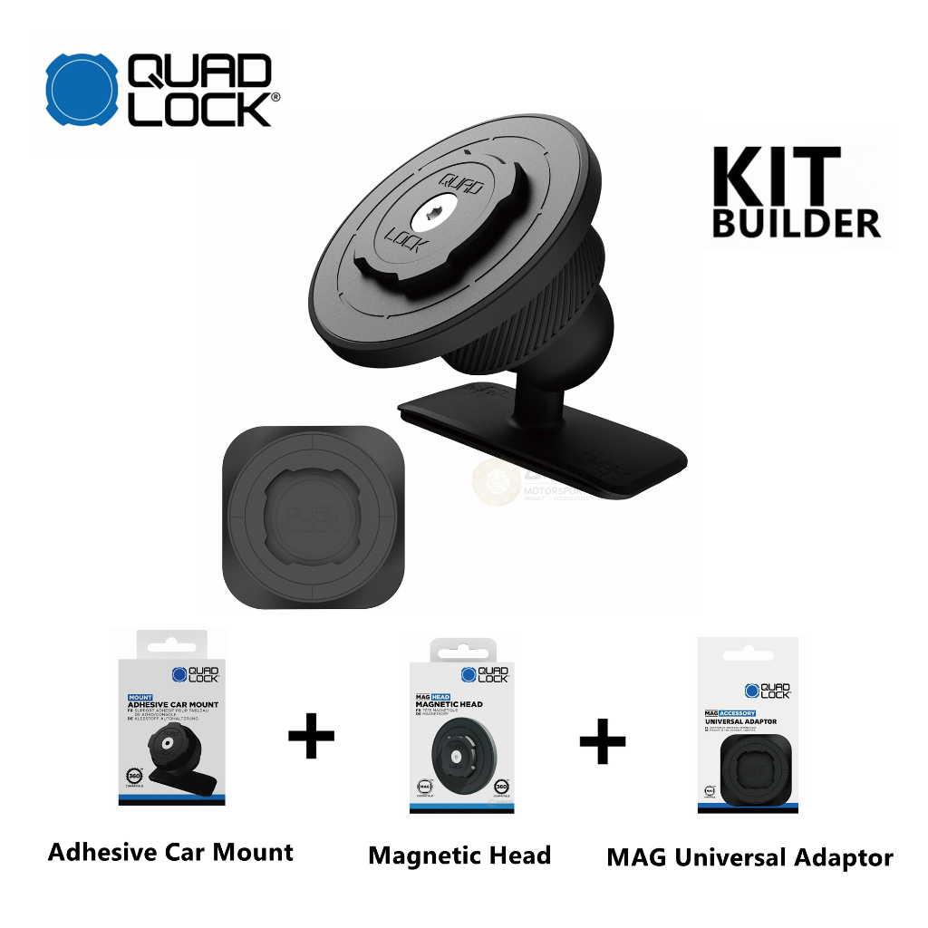 2025 QUAD LOCK Adhesive Dash/Console Mount Car Mount For mobile ...