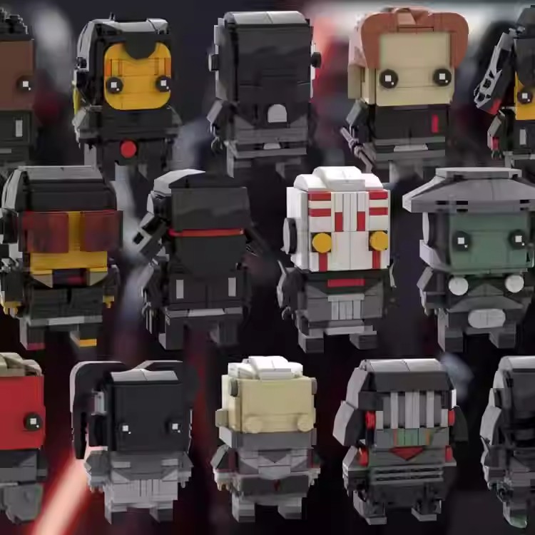Star Wars Figure Model The Inquisitorius Brickheadz BUNDLE Brickheadz ...