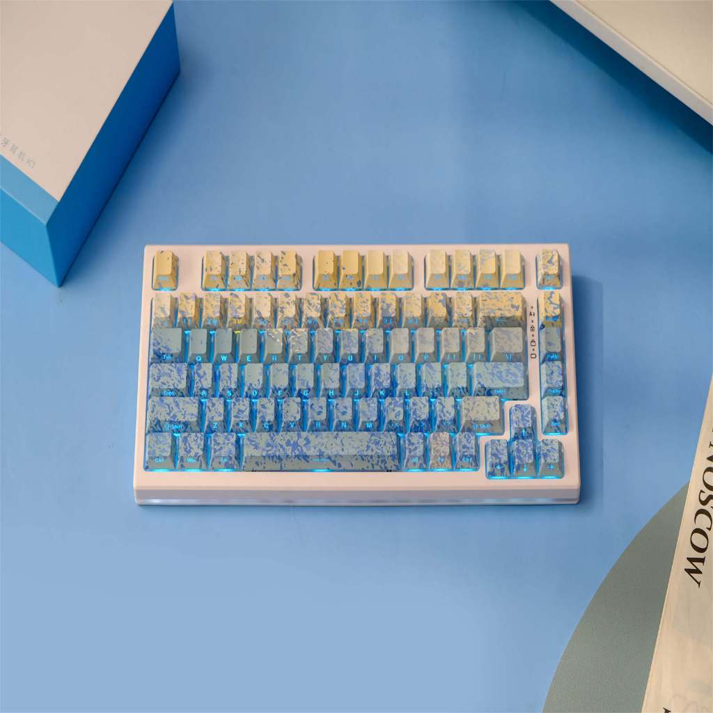 Sunny Bay Side light transmission Keycap 136 Keys PBT Material Cherry ...