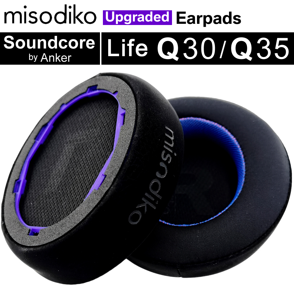 misodiko Upgraded Earpads Replacement for Anker Soundcore Life Q30, Q35 ...