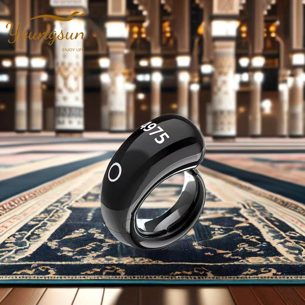 Smart Tasbih Tally Counter Ring Zikr Ring Bluetooth Tasbih Ring Equantu ...