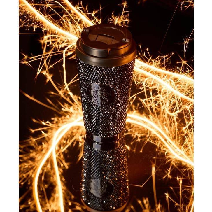 2024 Starbucks cup winter fireworks series diamond shaped cup, bright ...