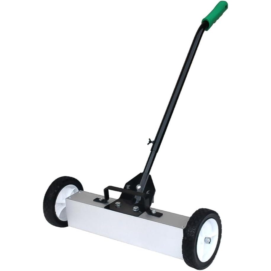 Rolling Magnetic Sweeper Push-Type Pick Up Sweeper with Wheels Large ...