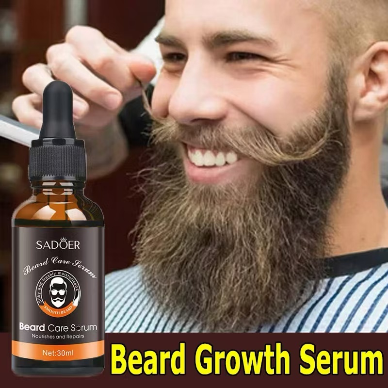 👑SADOER beard growth liquid. Beard enhancing oil, organic men's beard ...