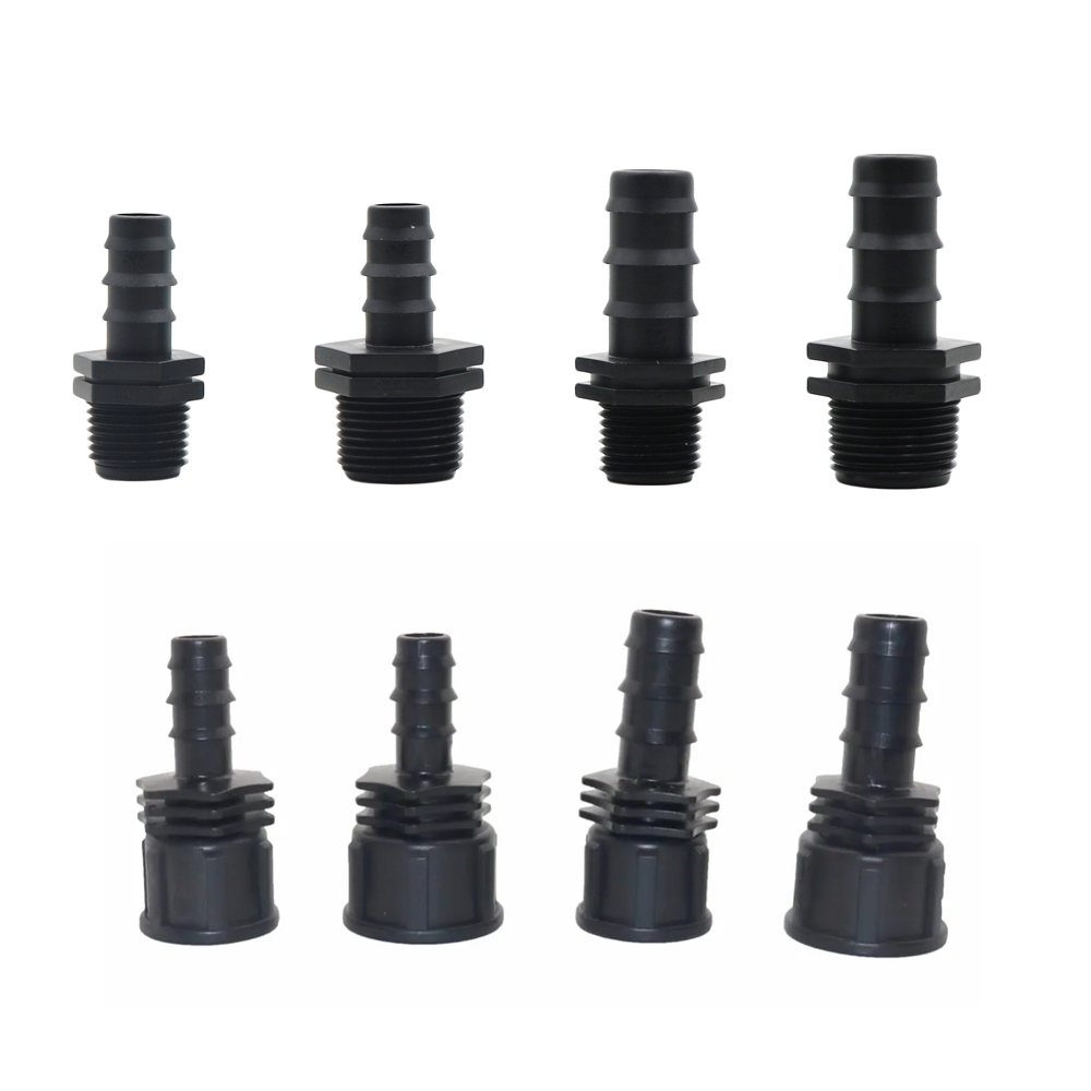 DN16 DN20 Pipe Fitting 1/2" 3/4" Male/Female Threaded Connector Barbed ...