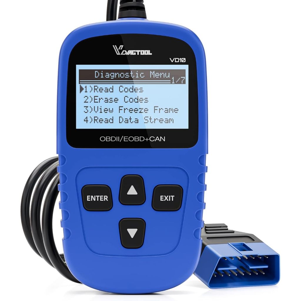 VDIAGTOOL VD10 OBD2 Scanner Car Diagnostic Tool OBD2 Code Reader Engine ...