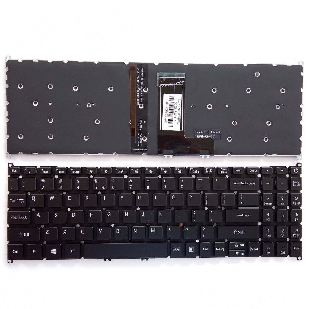 Laptop Keyboard For Acer Acer Aspire Vero AV15-51 AV15-51R AV15-52 ...