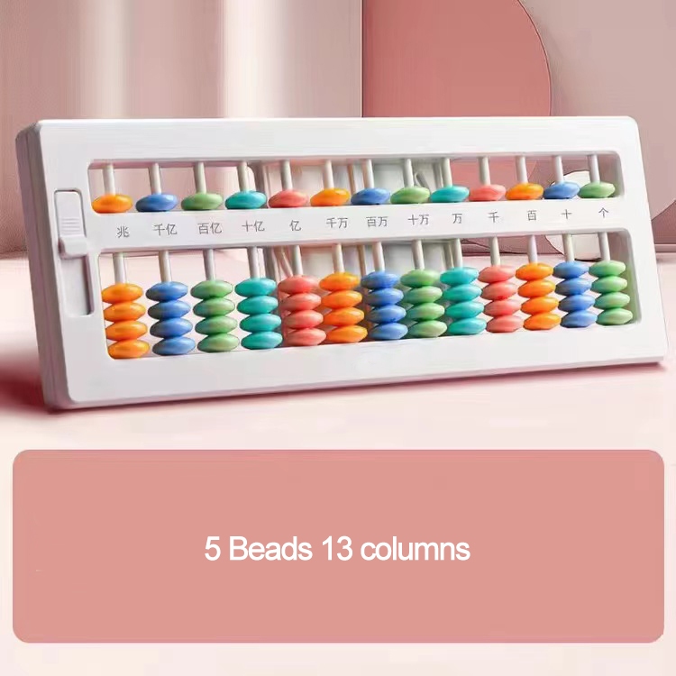 Abacus School Maths Calcuation Arithmetic Soroban 5 Beads 13 Digits