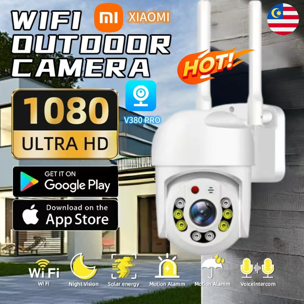 GOOD CCTV XIAOMI&V380 Pro CCTV Camera PTZ 360° outdoor Night Vision ...