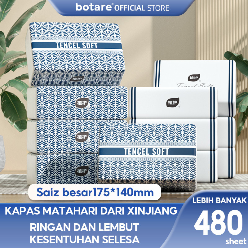 [20 Pcs]Botare Tencel Soft Tissue Paper Baby Tissue Skin-friendly ...