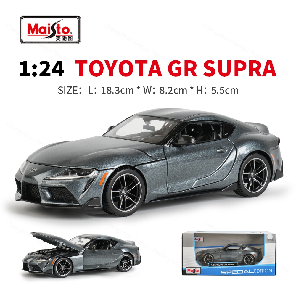Maisto 1:24 Toyota GR Supra Static Die Cast Vehicles Collectible Model ...