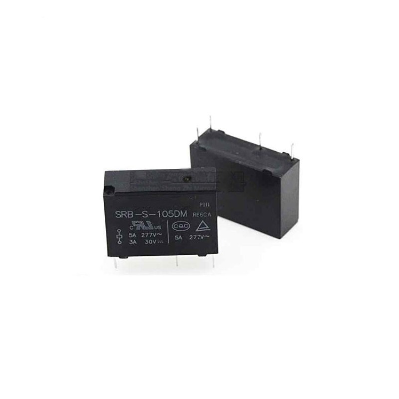 Mini Relay SRB-S-105DM 4 Pins a Set Normally Open 5A277VAC Small Relay ...