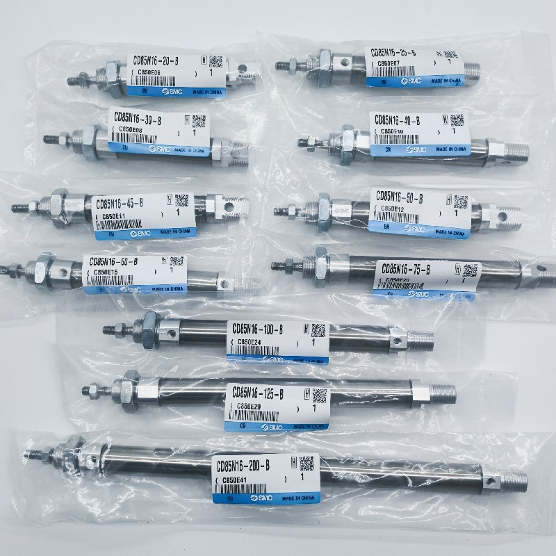 Smc Micro Cylinder C85N16/CD85N16-20 25 30 40 45 50 60 75 100 125 150 200-B Dual SMC Cylinder ...