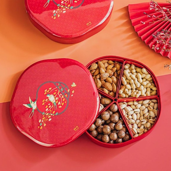 2025 Spring Festival Festive Chinese Dried Fruit Tray New Year Candy ...