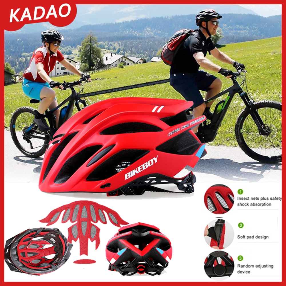 KADAO Bicycle Helmet Road Mountain Cycling Helmets Integrally-molded ...
