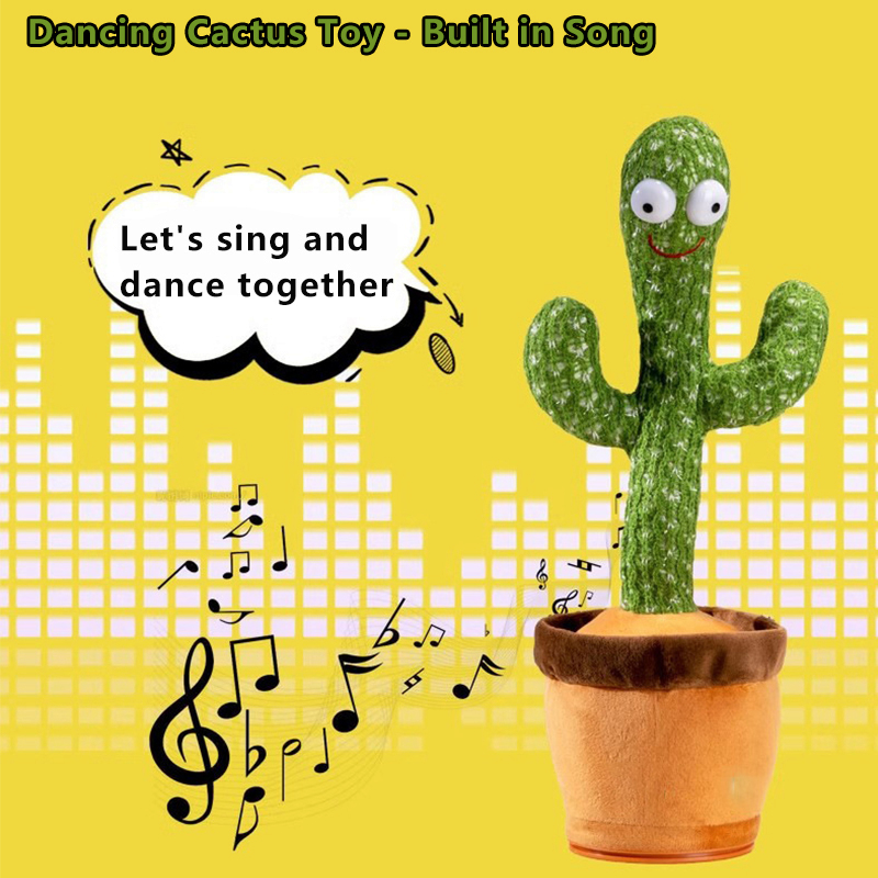 Dancing Cactus Toys Singing Cactus Fun Speak Cactus Children's Toys ...