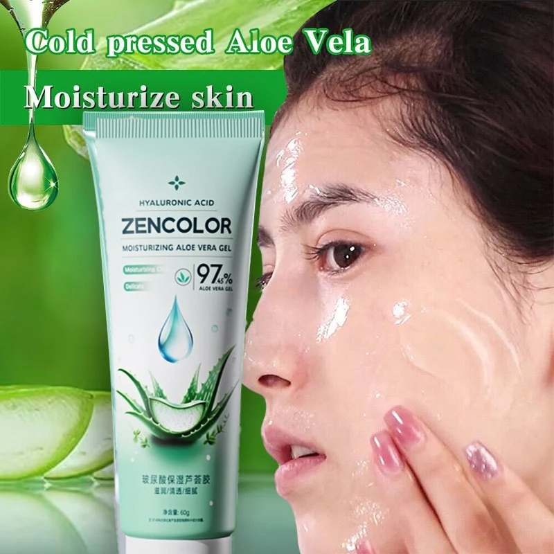 Aloe Vera gel Hydrating Aloe Vera Organic Soothing Acne Firming After ...